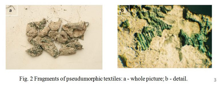 The mineralization of textiles in an archaeological context – case ...